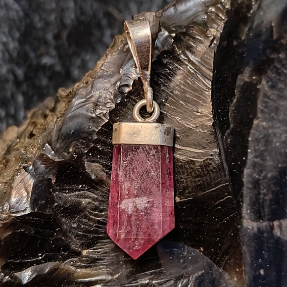 Handmade | Jewelry | Rare Pink Tourmaline Rubellite Gemstone Silver ...